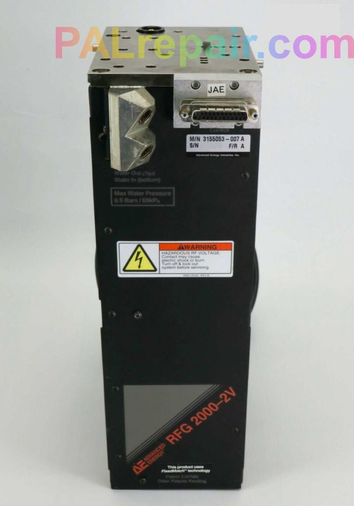 Advanced Energy RFG 2000-2V RF Generator 3155053 - AE RF Generator Repair, RF Power Supply ...