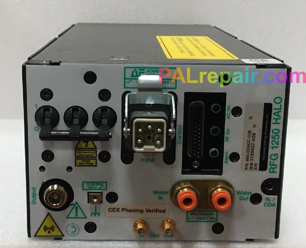 AE Advanced Energy RFG 1250 HALO RF Generator 3155027 – AE RF Generator ...